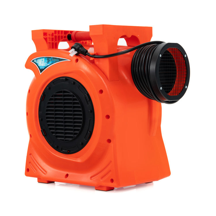 2200W 3HP Portable Commercial Air Blower UL-listed Bounce House Blower ...