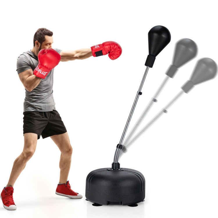 Freestanding Punching Bag Adjustable Heights Training Bag with Stand a ...