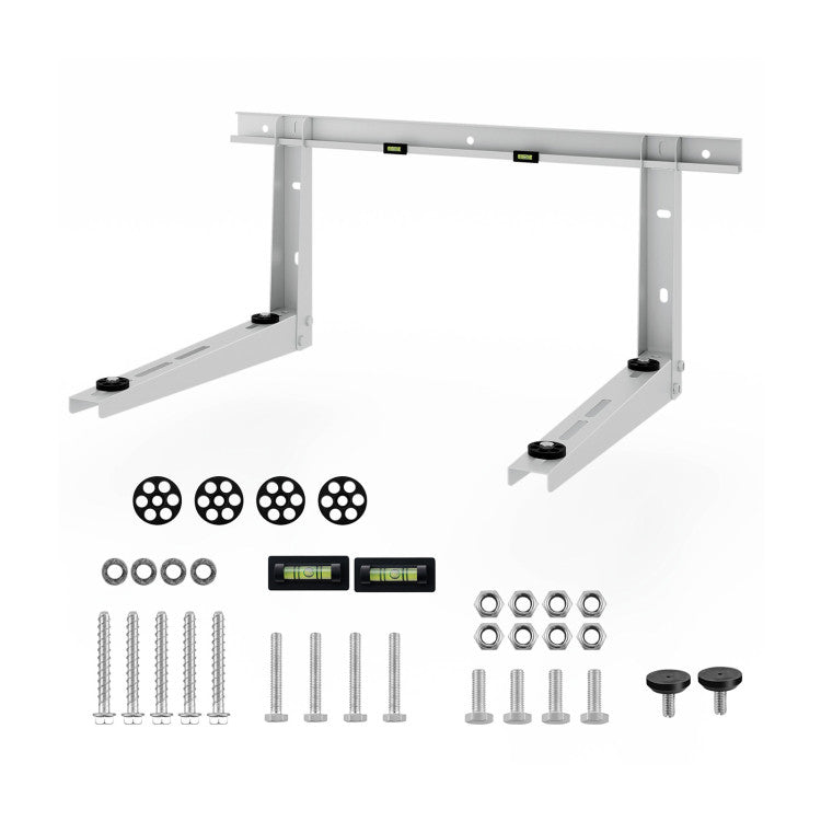 Heavy-Duty Mini Split Wall Mounting Bracket Outdoor AC Bracket with Ad ...