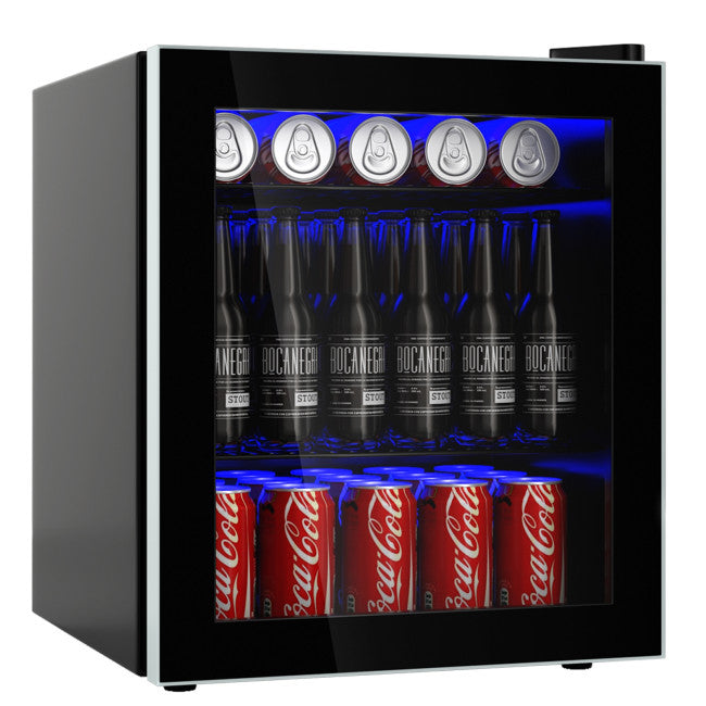 60 Can Freestanding Mini Wine Cooler Refrigerator Intelligent Beverage ...