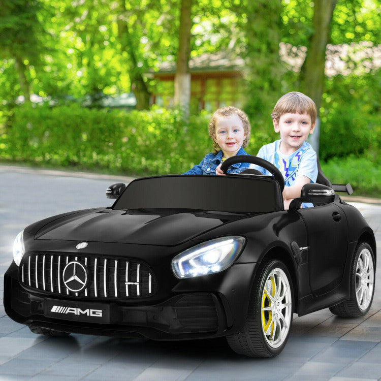 12V Kids Ride On Electric Car Licensed Mercedes Benz AMG GTR Motorized ...